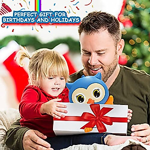 XINQEOW Baby Piano Toy, Infant Toys 6-12 Months, 3 Play Modes Owl Baby Light Up Toys, Lovely Baby Learning Toys 6 to 12 Months, Baby Einstein Piano Toys for Birthday Gifts