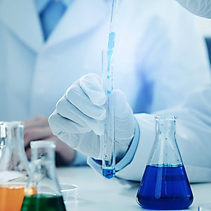 FunChem Glass Test Tubes, Pack of 100 Sturdy Round Bottom Clear Test Lab Tubes, 12 mm O.D. X 75 mm Length, 12 O.D. x 75 mm Length (YQ-TestTube-ALL)