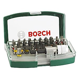 Bosch 2607017063 Screwdriver Bit Set with Colour Coding 32 Pcs