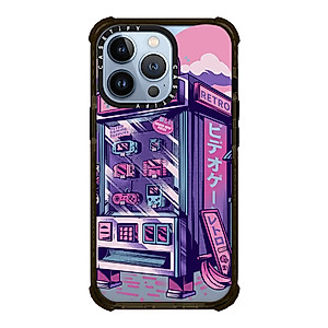 CASETiFY Ultra Impact Case for iPhone 13 Pro - Retro Vending Machine - Clear Black