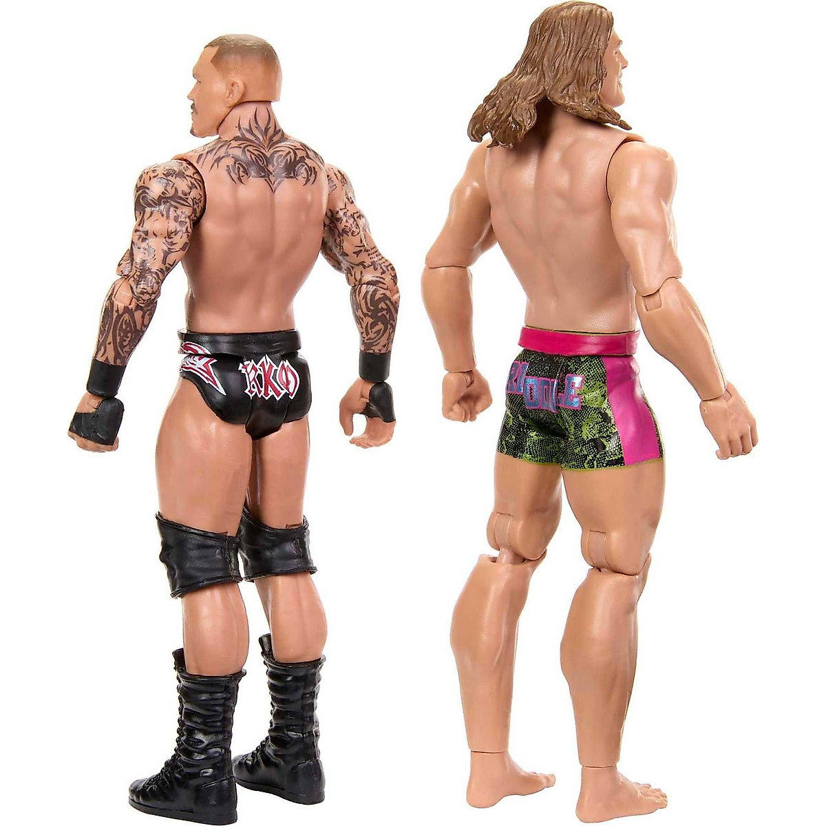 Mattel WWE Randy Orton & Matt Riddle Championship Showdown Action Figure 2-Pack with RAW Tag Team Championship, 6-inch