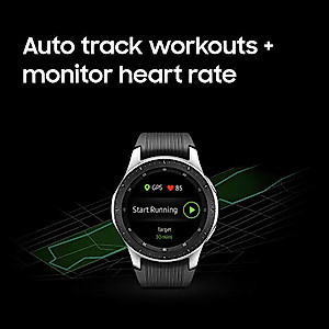 SAMSUNG Galaxy Watch (46mm, GPS, Bluetooth) – Silver/Black (US Version)