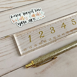 Swaygirls locker magnet | Cute fridge magnets | Never forget how wildly capable you are refrigerator magnet | Inspirational quotes | Be nice.