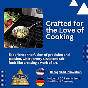 Chantal SLIN63-20 Induction 21 Steel Fry Pan, 8-Inch