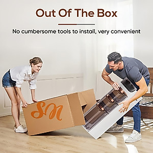 3 Drawers Slim Bathroom Storage Cabinet, Narrow Floor Cabinet with Wheels Toilet Paper Holder, Waterproof Bathroom Storage Organizer for Small Spaces, Kitchen, Laundry, Office, Bedroom, Out of The Box