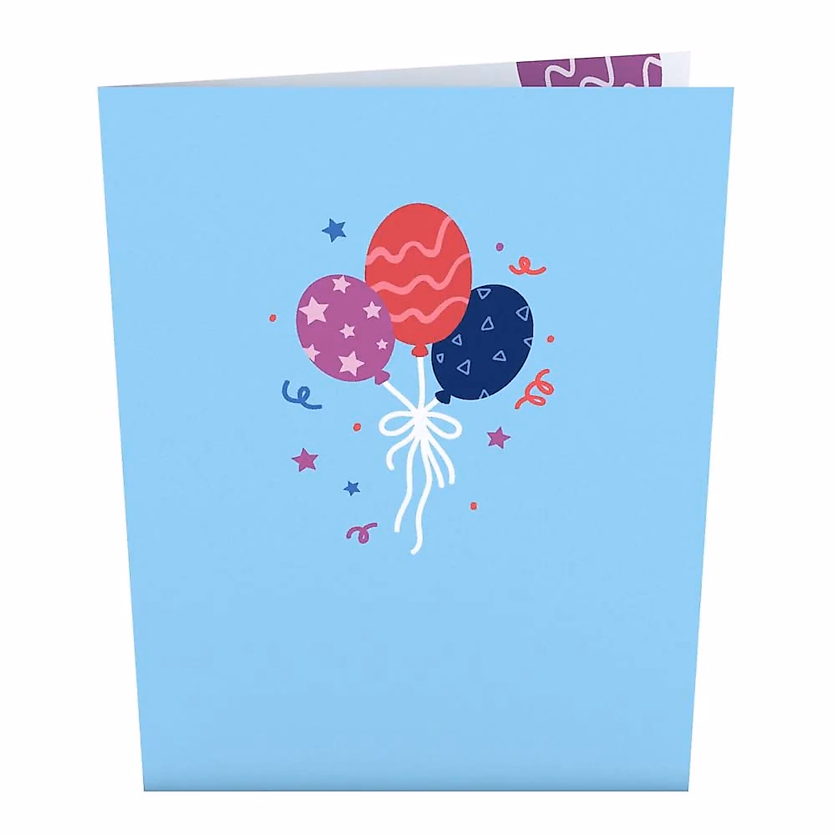 Lovepop Happy Birthday Balloon Box Paperpop® Card – Birthday Card – Handcrafted 3D Pop-Up Greeting Card – Birthday Card, 5 x 6.5”