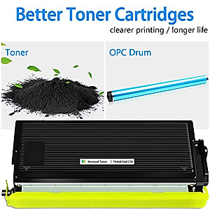NineLeaf 1PK Toner Cartridge & 1PK Drum Unit Replacement Compatible for Brother TN570 TN-570 DR510 DR-510 Work with DCP 8040 8045D HL 5140 5150D 5170DN 5170DLT MFC 8220 8440 8640D 8840DN Printer