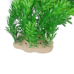 Saim 24" Large Aquarium Plants Artificial Plastic Fish Tank Plants Decorations Ornament for Fish Tank