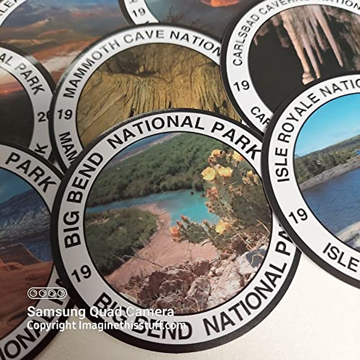 All 63 National Park Stickers - 3 inches Each