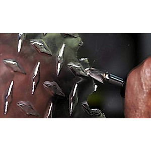 Drill America SK-9 Carbide Burr/Rotary File 90 Degree Included Angle Double Cut for Die Grinder 1" Dia. x 1/2" Cut Length with 1/4" Shank and 2-3/8" Overall Length, DUL Series