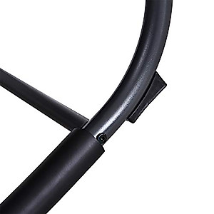 Outsunny Outdoor Rocking Chair, Chaise Lounge Pool Chair for Sun Tanning, Sunbathing Rocker, Armrests & Pillow for Patio, Lawn, Beach, Large, Black