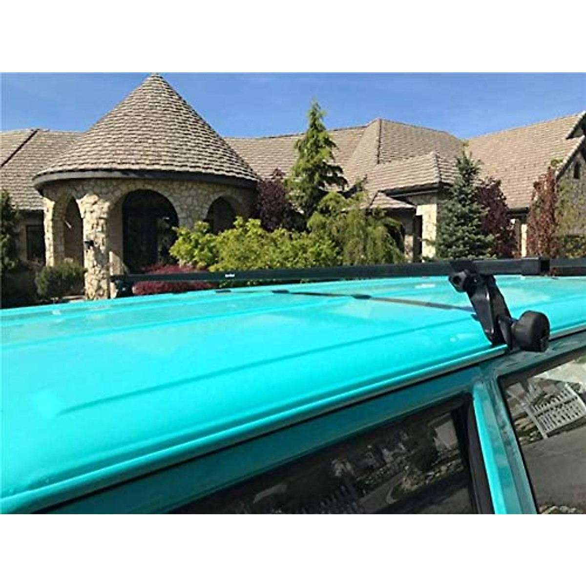 HTTMT- MT371-033- All-In-One SR1001 56" ROOF RACK SYSTEM Compatible With Most VEHICLES RAIN GUTTERS 130 LB CAPACITY [See Fitment]