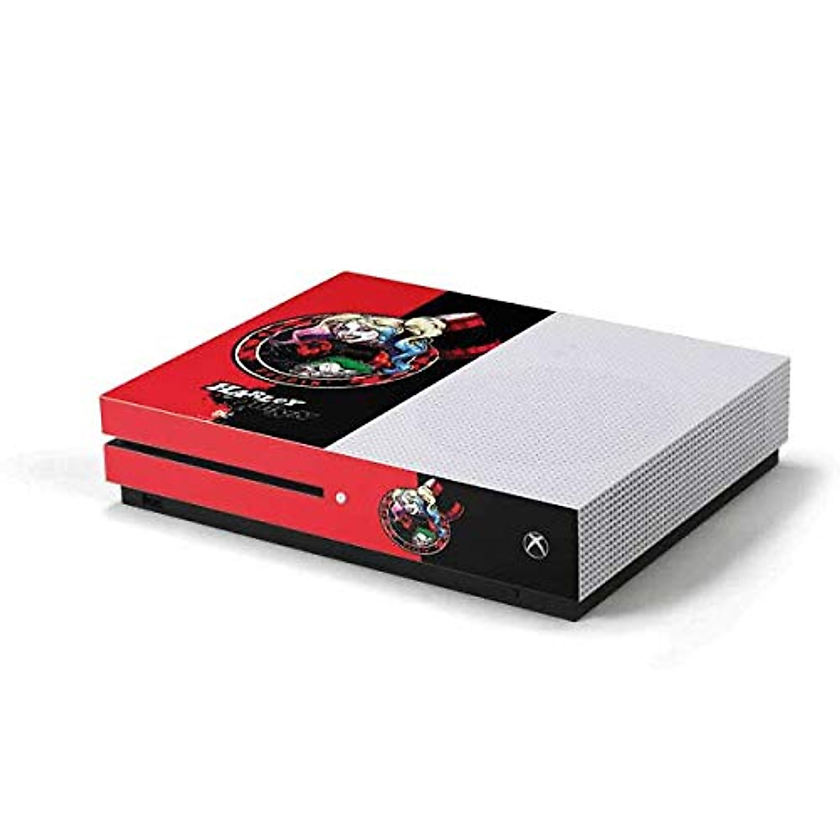 Skinit Decal Gaming Skin Compatible with Xbox One S Console - Officially Licensed Warner Bros Harley Quinn Puddin Design