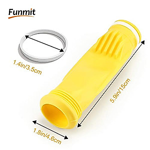 Funmit W69698 Pool Cleaner Diaphragm with W81600 Rataining Ring Long-Life Replacement for Zodiac Baracuda G3 G4 (4 Pack)