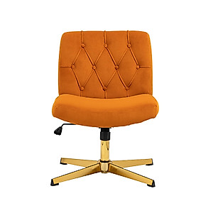 COOLMORE Home Office Desk Chair, Vanity Chair, Modern Adjustable Home Computer Executive Chair Swivel Task Chair for Small Space, Living Room, Make-up, Studying