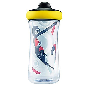 The First Years Disney Incredibles 2 Insulated Hard Spout Pack of Sippy Cups for Toddlers, 9 Ounce (Pack of 2)