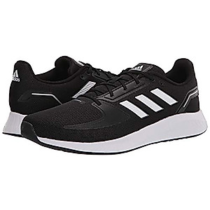 adidas Men's Runfalcon 2.0 Running Shoe, Black/White/Grey, 12