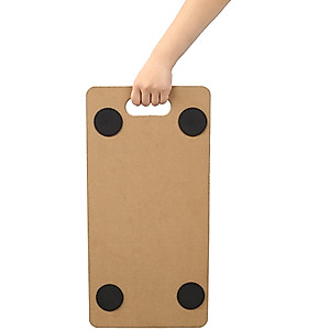 Furniture Moving Dolly, Heavy Duty Wood Rolling Mover with Wheels for Piano Couch Fridge Heavy Items, Securely Holds 500 Lbs, 22.8" x11.2" Platform (4)