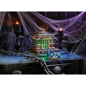 Department 56 Snow Village Halloween Disney The Haunted Mansion Beware of Hitchhikers Figurine, 3.74 Inch, Multicolor