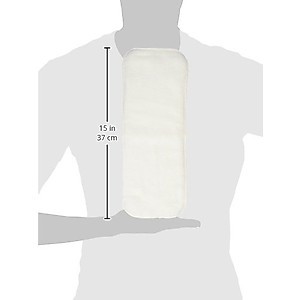 Luvable Friends 2 Count Absorbent Inserts for All-in-One Reusable Diaper, White