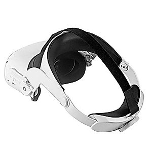 Adjustable Head Strap Headband Compatible for Oculus Quest 2 with Head Cushion Replace Elite Strap Maintain Balance and Reduce Head Pressure