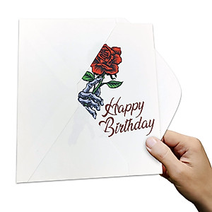 ProGibbs Greeting Card (Happy Birthday (Rose))