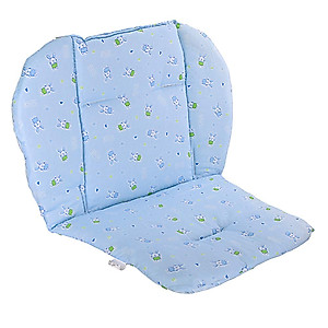 Topwon High Chair Booster Seat Cushion for Toddler and Baby (Blue)