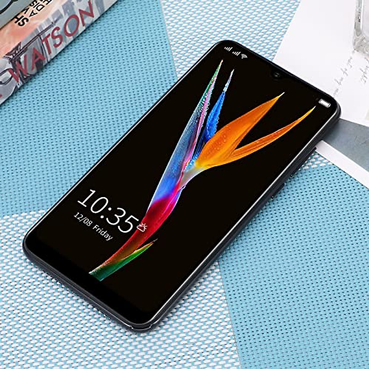 Zunate 6.1 Inch HD Full Screen Dual SIM Unlocked Smartphone, 5MP 8MP Camera RAM 3GB ROM 32GB Screen Facial Recognition Mobile Phone for Android(Black)