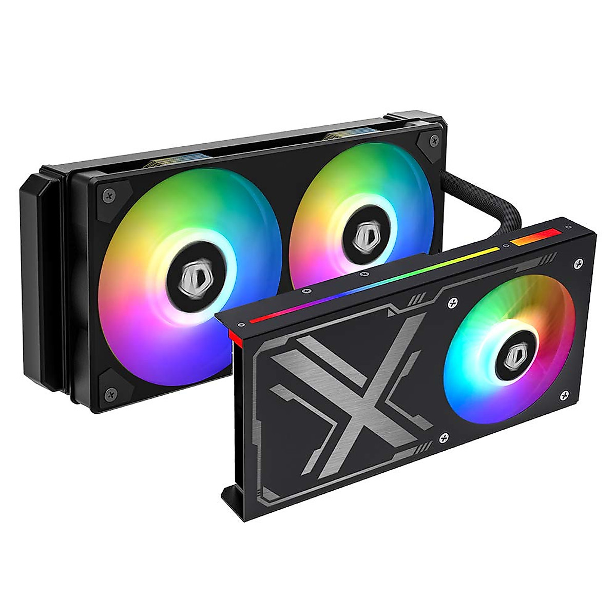ID-COOLING ICEFLOW 240 VGA Graphic Card Cooler 240mm Water Cooler GPU VGA Cooler Compatible with RTX 20XX Series/GTX 10XX Series /900 Series/AMD RX 200/300 Series/GTX 1600 Series