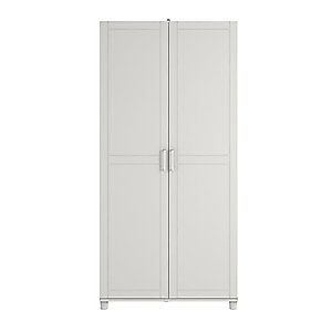 SystemBuild Callahan 36" Utility Storage Cabinet in White
