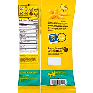 Hippeas Organic Chickpea Puffs, Vegan White Cheddar, 4 Ounce (Pack of 1), 4g Protein, 3g Fiber, Vegan, Gluten-Free, Crunchy, Plant Protein Snacks