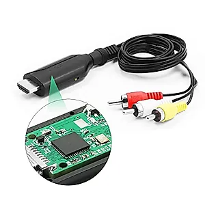 HDMI to RCA AV Adapter Converter HDMI2AV NTSC PAL Full HD Composite Video Audio for PS3 for PS4 for Xbox 60HZ for Old TV