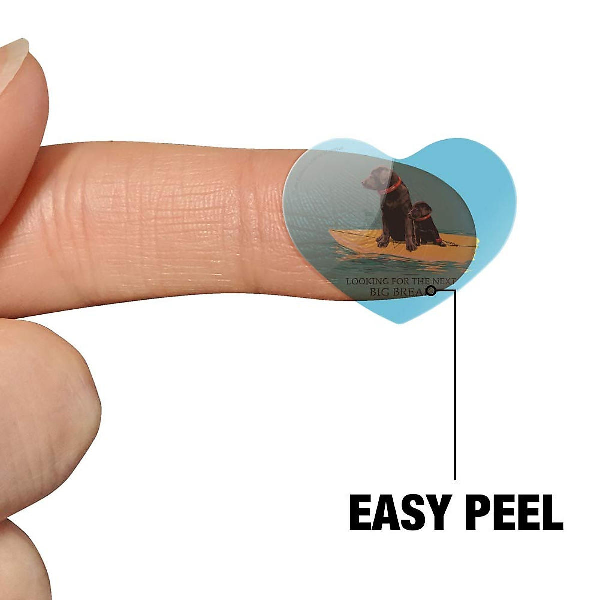 Looking for The Next Big Break Surfing Dog Puppy Surf Heart Shaped Planner Calendar Scrapbook Craft Stickers