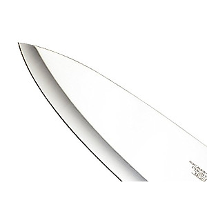 Mercer Culinary M18010 Millennia Black Handle, 10-Inch Wide Hollow Ground, Chef's Knife