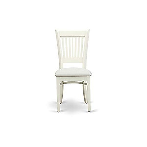 East West Furniture VAVA9-LWH-C Dining Set, 9-Piece