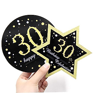 ERINGOGO Set Garland Decor Happy Birthday Gift Birthday Hanging Ornaments Birthday Spiral Whirls 30th Birthday Spiral Party Hanging Decorations Hanging Swirls Birthday Party Decorations