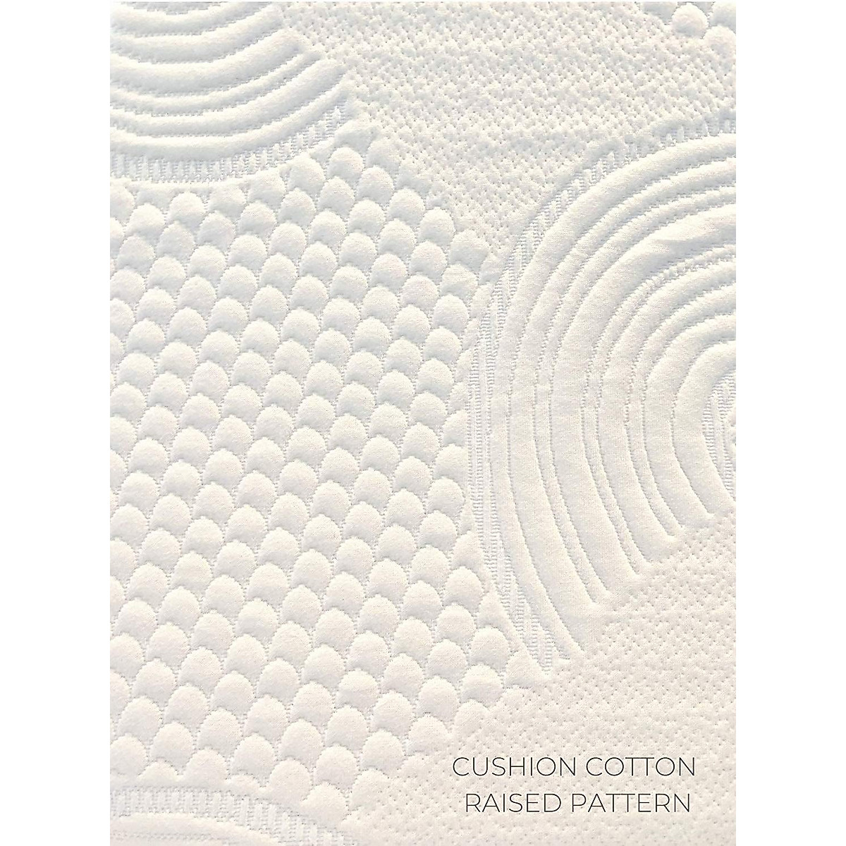 ORGANIC TEXTILES Organic Latex Mattress Topper with Cotton Cover - Made in USA (2 Inches Queen, Soft)