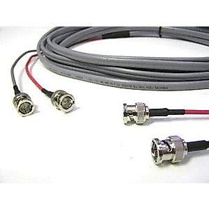 15 Foot DS3/DS4 (CAB-ATM-DS3/E3) BNC Belden 735A2 Duplex Cable by Custom Cable Connection