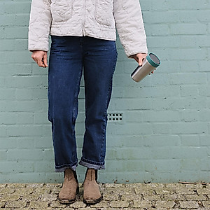 Circular & Co Stainless Steel Coffee Cup - 12oz - Insulated Reusable Travel Mug - Made from Recycled Stainless Steel - 100% Leakproof Coffee Mug - Fully Lockable - Insulated for 6 Hours