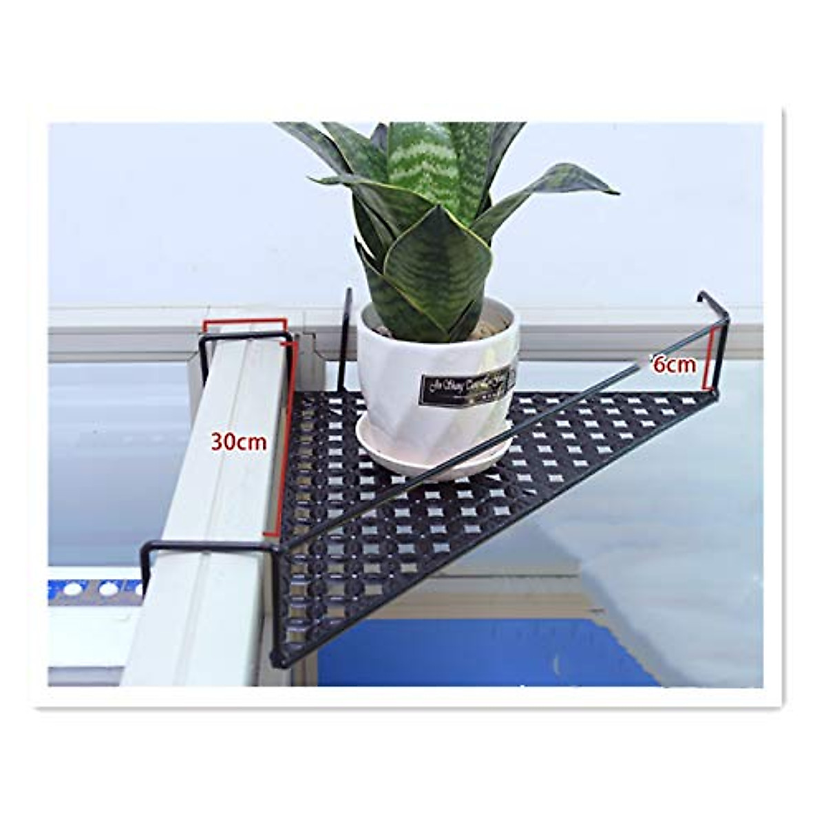 Bioristar Office Cubicle Floating Corner Shelf Iron Wire Desk Sundries Storage Rack Office Cubicles Hanging Corner Shelf Corner Hanging Shelf Black Iron Shelf (Fit 2.5inch Thick Cubical Wall)