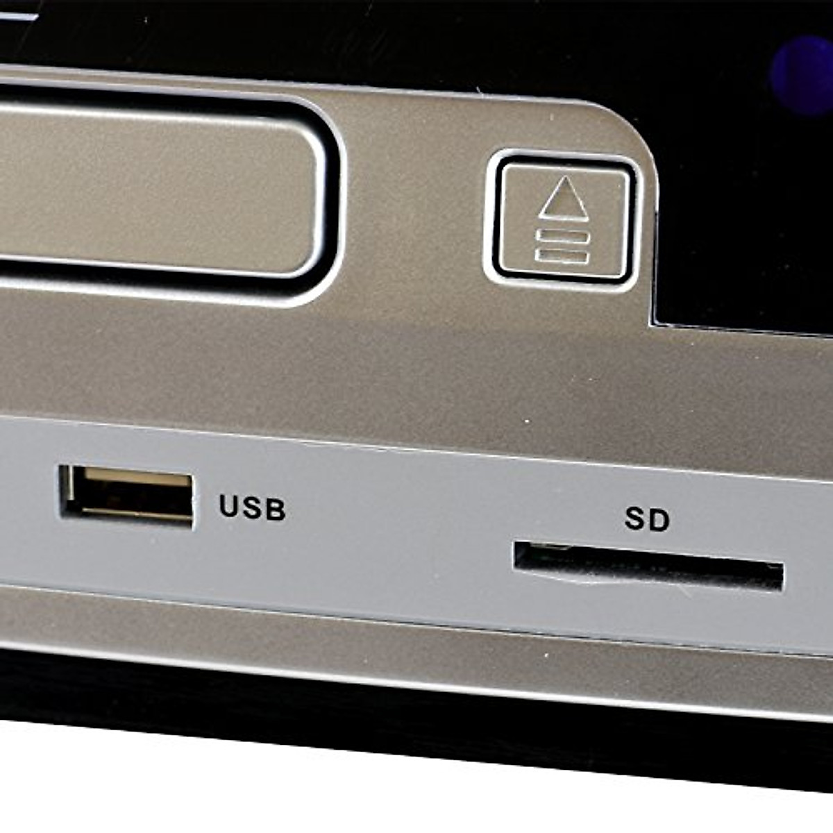 Trexonic 3-Speed Vinyl Turntable Home Stereo System with CD Player, FM Radio, Bluetooth, USB/SD Recording and Wired Shelf Speakers, Black (TRX-28SP)