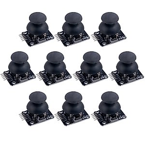 Wishiot Thumb Joystick Module Dual Axis Sensor Game Controller Sensor Joystick Breakout Module Compatible with Arduino PS2 Raspberry Pi (10)