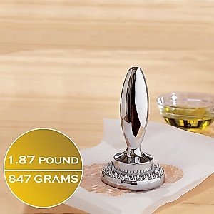 Reversible Meat Tenderizer and Pounder Dual Sided Meat Tenderizer Mallet Marinating Prep Tool