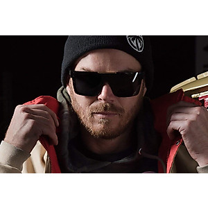 Heat Wave Visual Quatro Sunglasses Black with Gold Bar