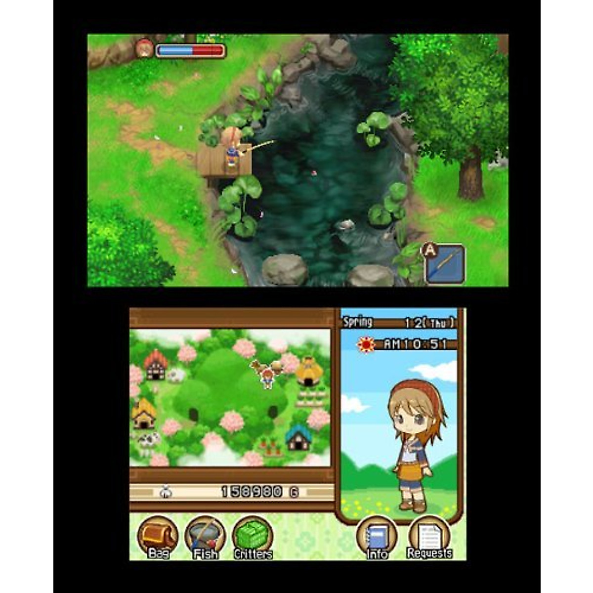 Harvest Moon: Tale of Two Towns - Nintendo 3DS (Renewed)