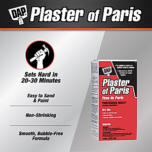 Dap 10308 4-Pound Interior Plaster of Paris , White