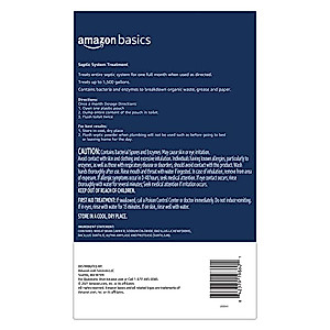 Amazon Basics Septic Treatment, 3 Count (Pack of 1)