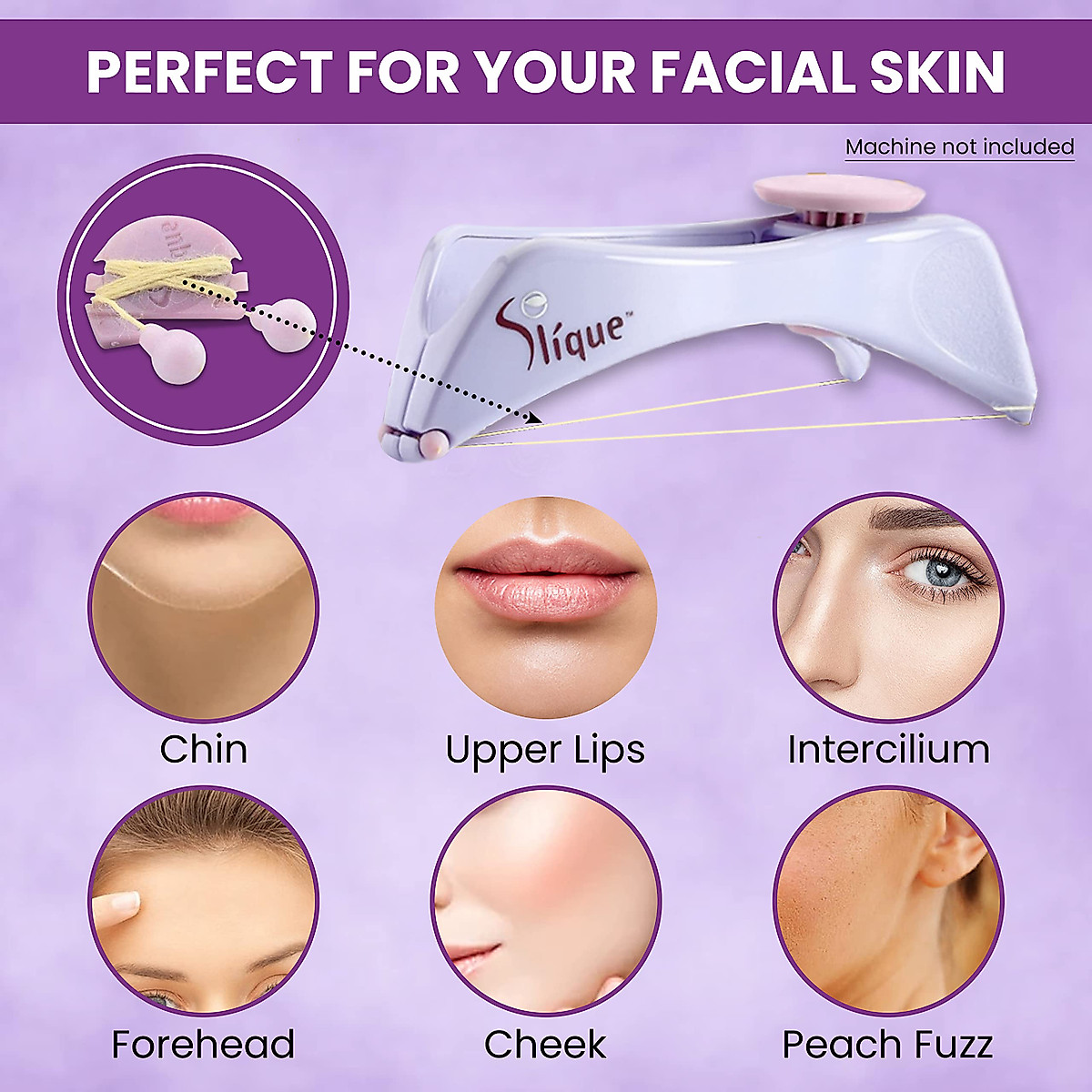 15x Hair Removing Threads for Slique Body and Face Hair Removal System