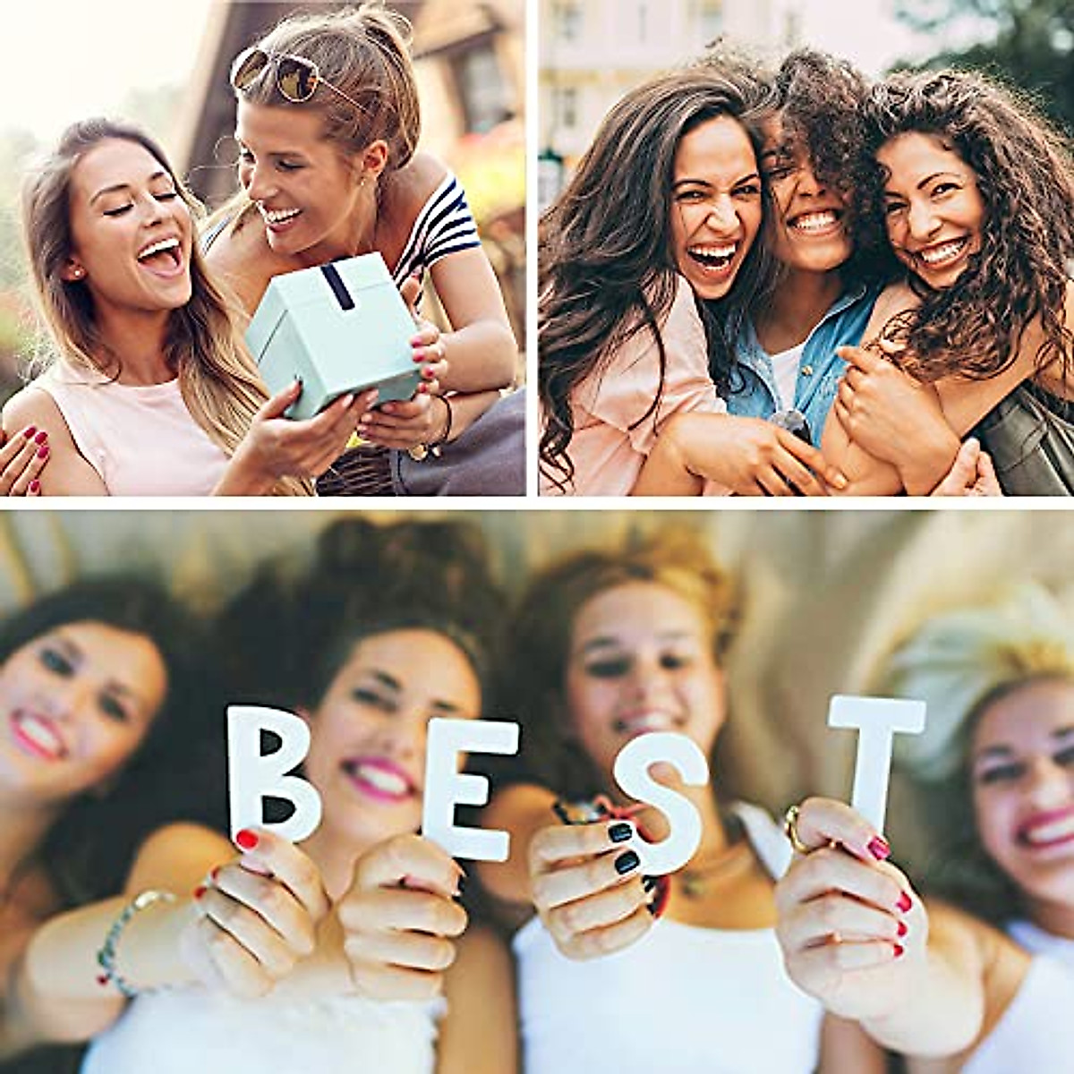 Shonyin Sun Moon Best Friend Necklaces for Women 2 Besties Friendship Pedant Necklaces Jewelry Gifts for Teen Girls Sister