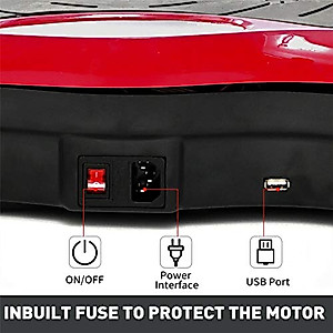 UINKISY Vibration Platform Exercise Machines, Whole Body Vibration Plate,Fit Massage Vibration Platform Machine w/Remote&Bands for Body Workout Weight Loss&Toning. Max User Weight 440lbs